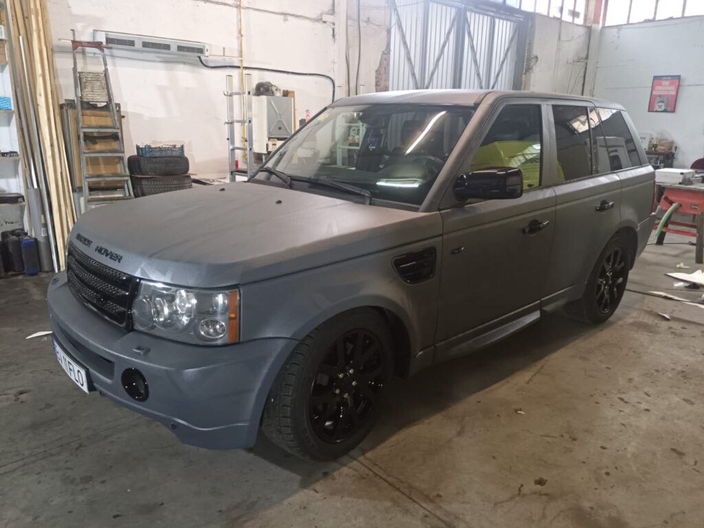 Kit Vopsea Raptor gata colorat U-POL 1 lit nuanta gri RAL 7024 ...